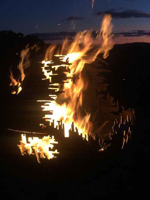 Aussie Garden Fireball - Death Star - INNOVATIVE METALWORX