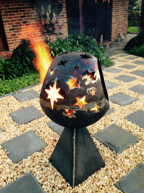 Aussie Steel Fireball - Star Design - INNOVATIVE METALWORX